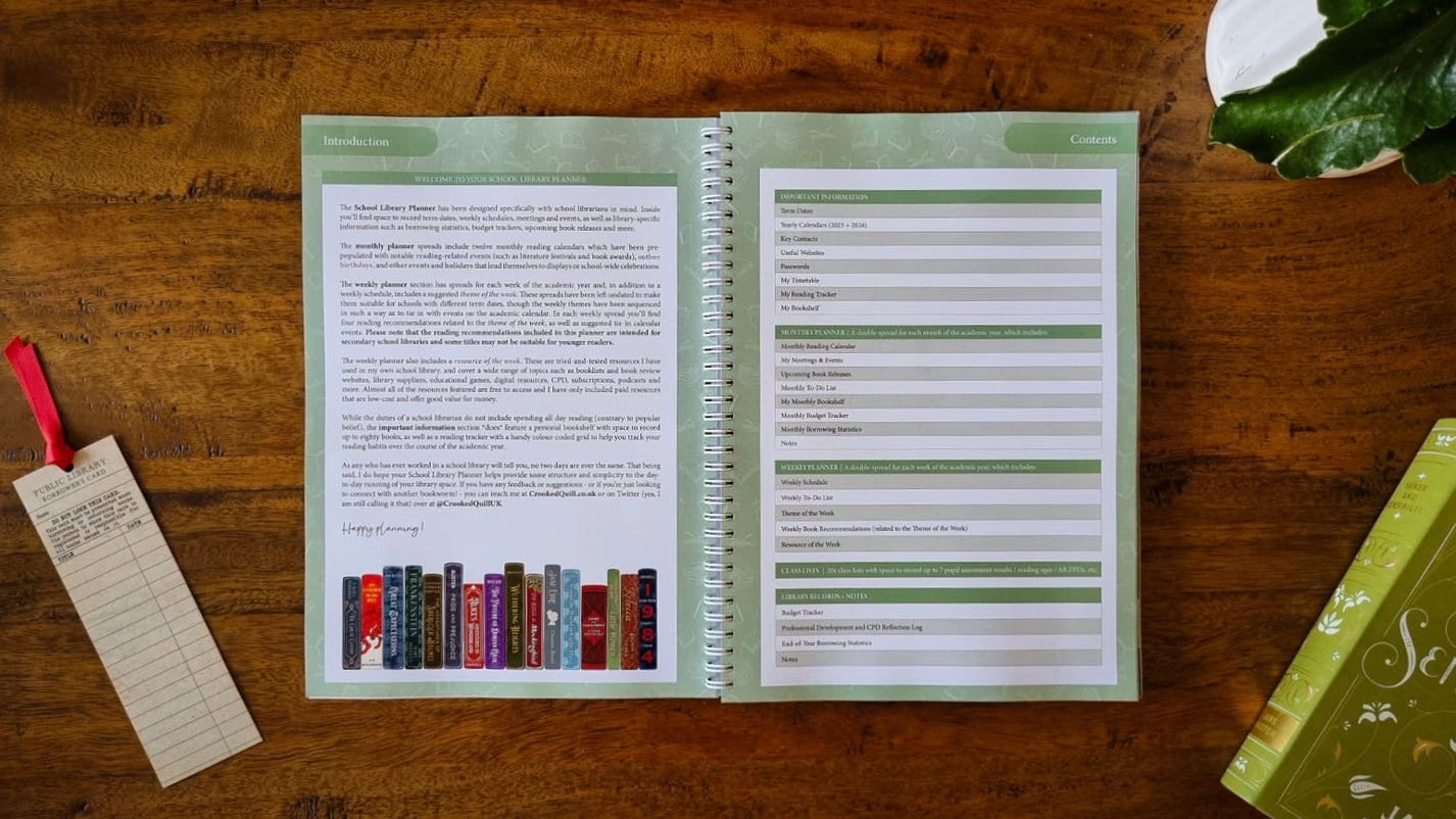 School Library Planner 24-25 – Crooked Quill
