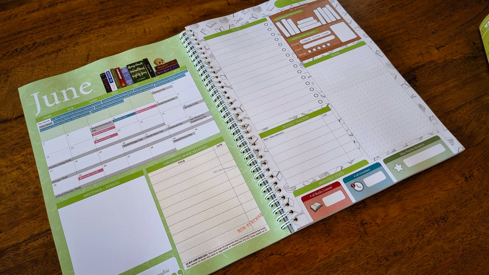 PRE-ORDER: School Library Planner 25-26 – Crooked Quill