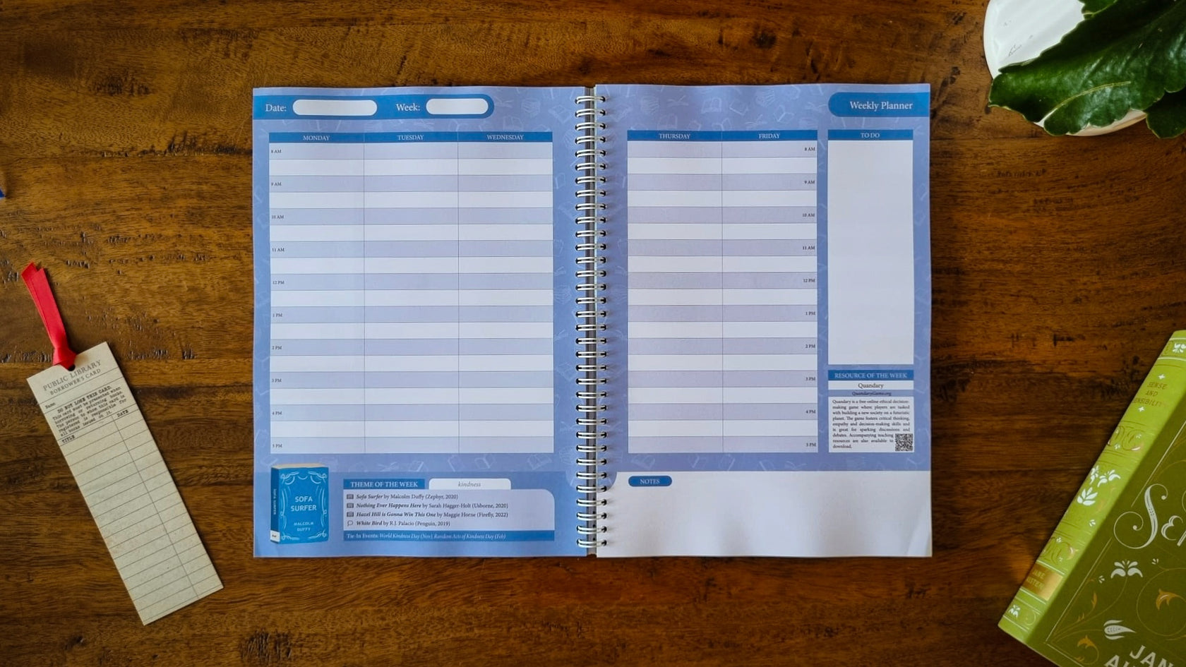 School Library Planner 24-25 – Crooked Quill